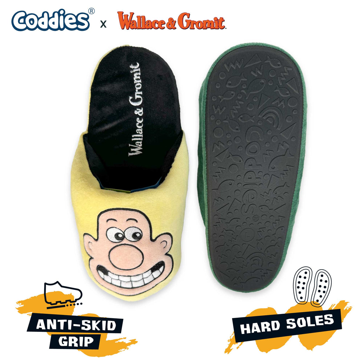 Coddies® Wallace & Gromit Slippers