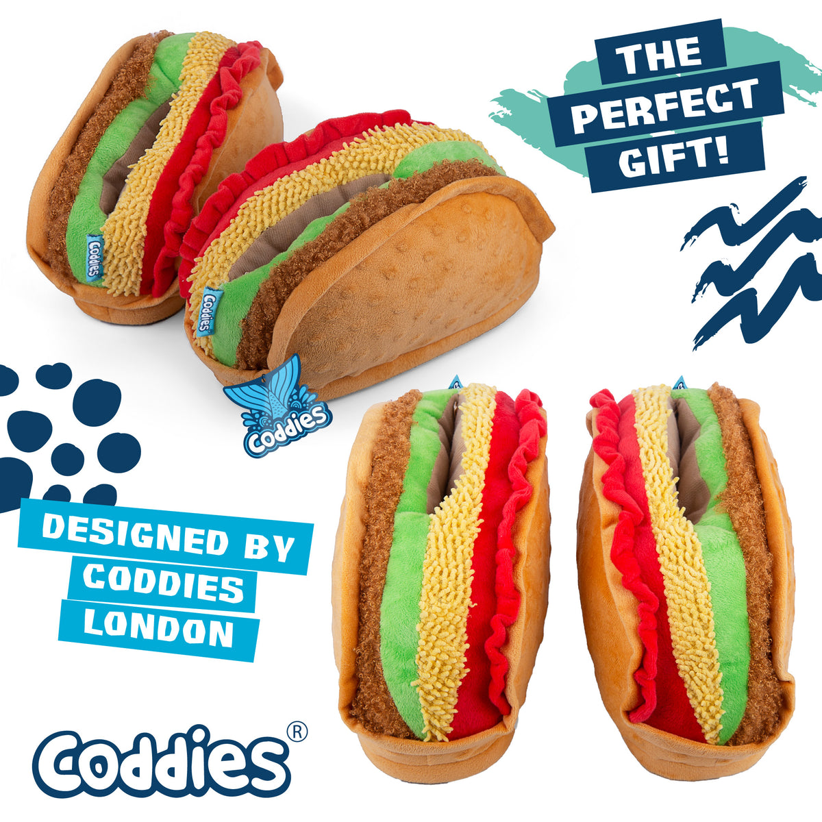 Coddies® Taco Slippers