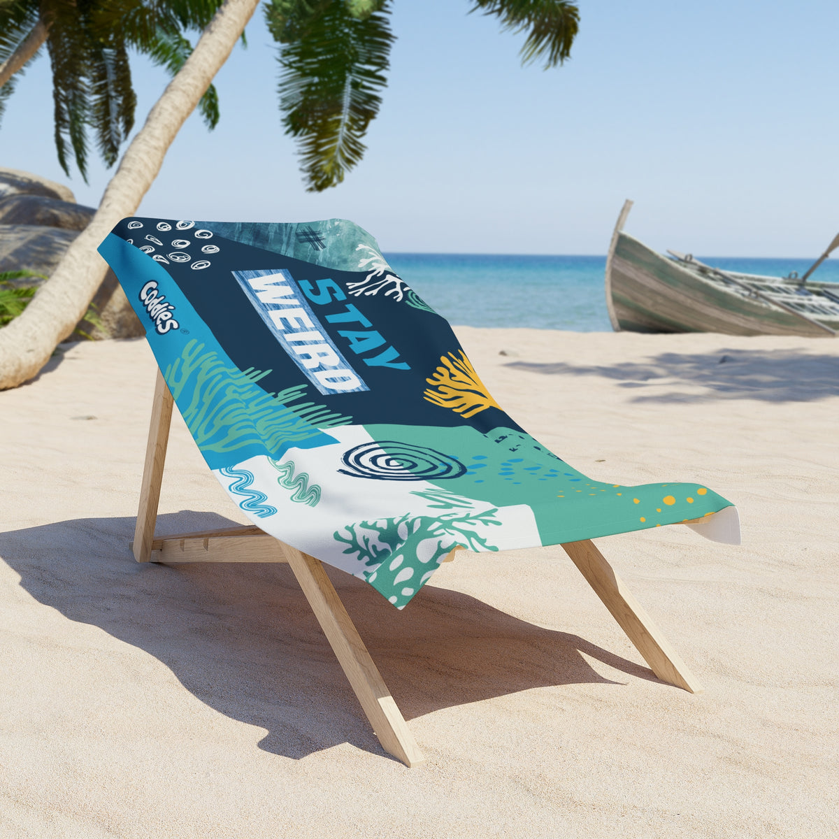 Coddies® Stay Weird Beach Towel